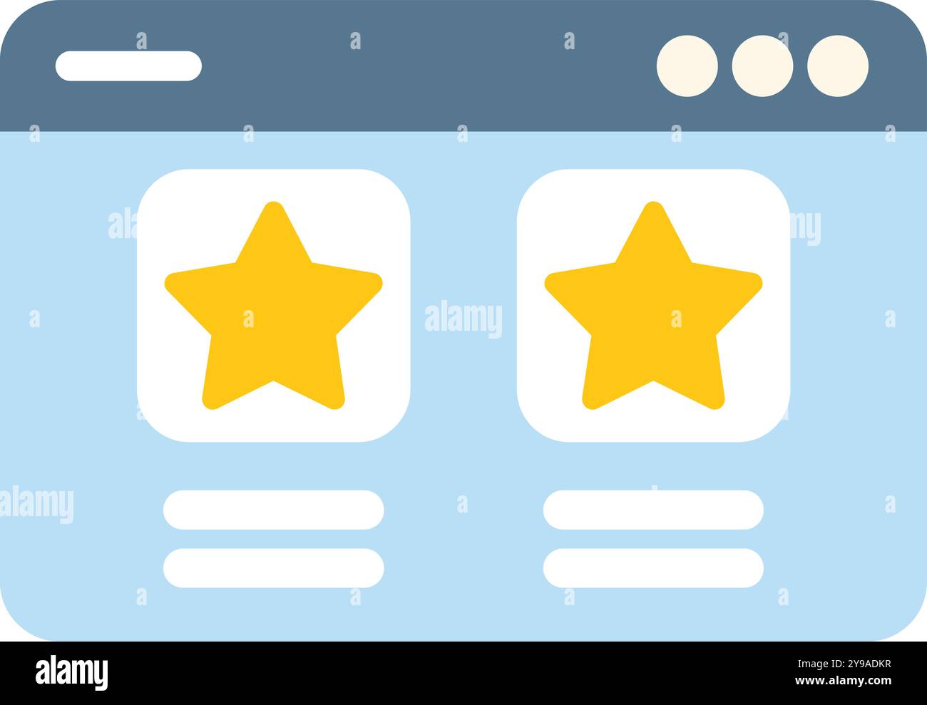 Website page is showing a customer feedback section with a star rating ...