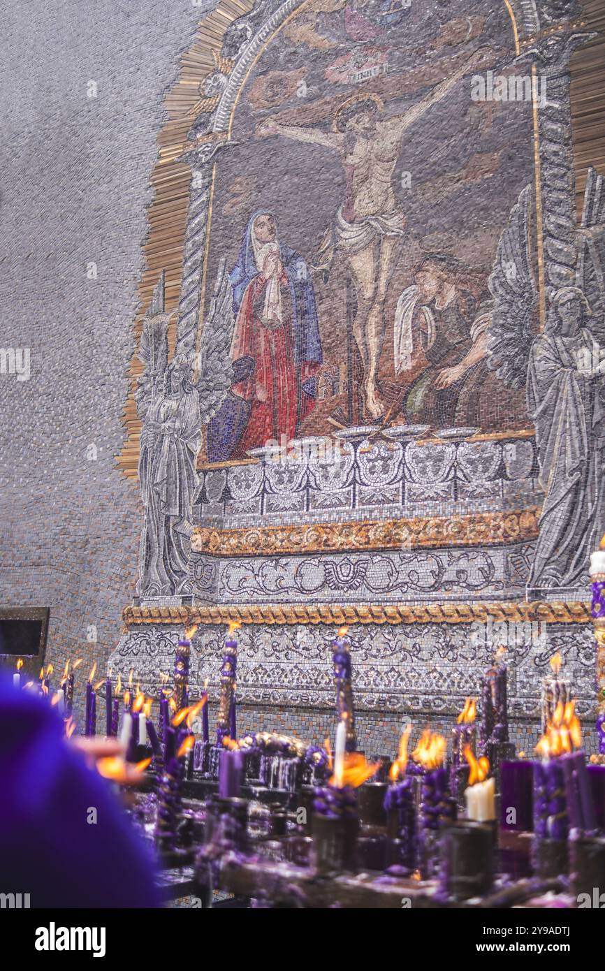 The lord of miracles faithful devotees of the religion. Concept of ...