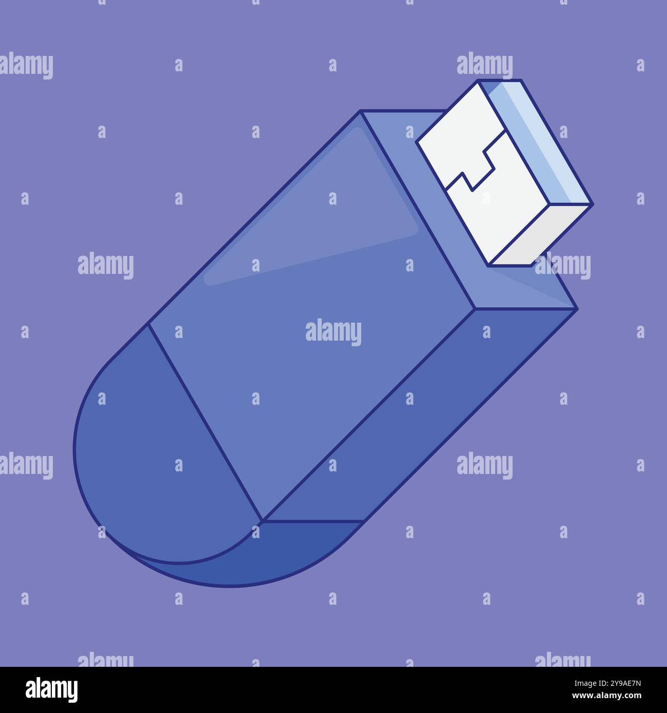 USB Pen drive vector icon. USB storage drive illustration vector. usb pc drive vector Stock ...