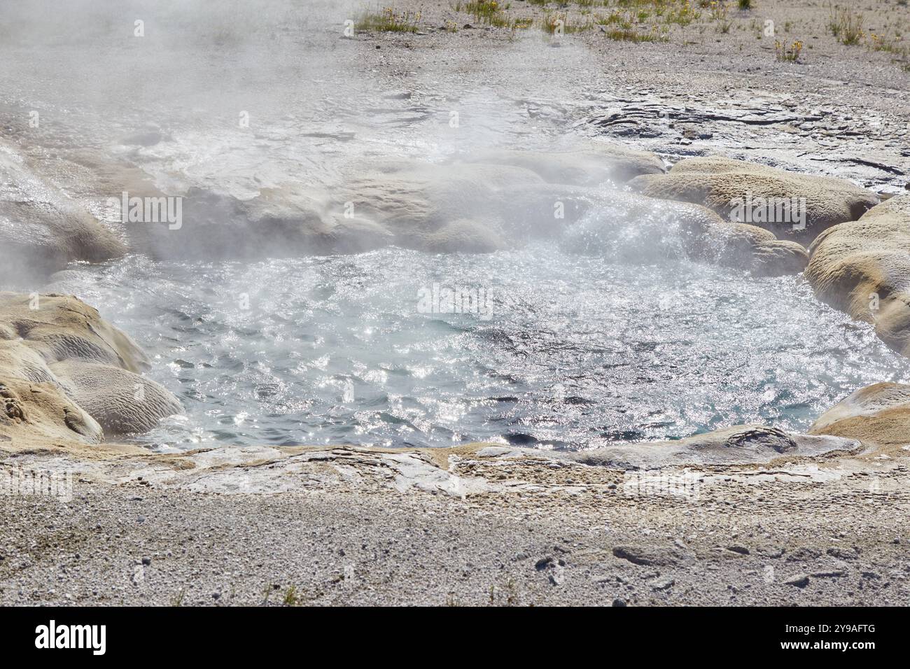 The Upper Geyser Basin is home to 150 geysers in a single square mile ...