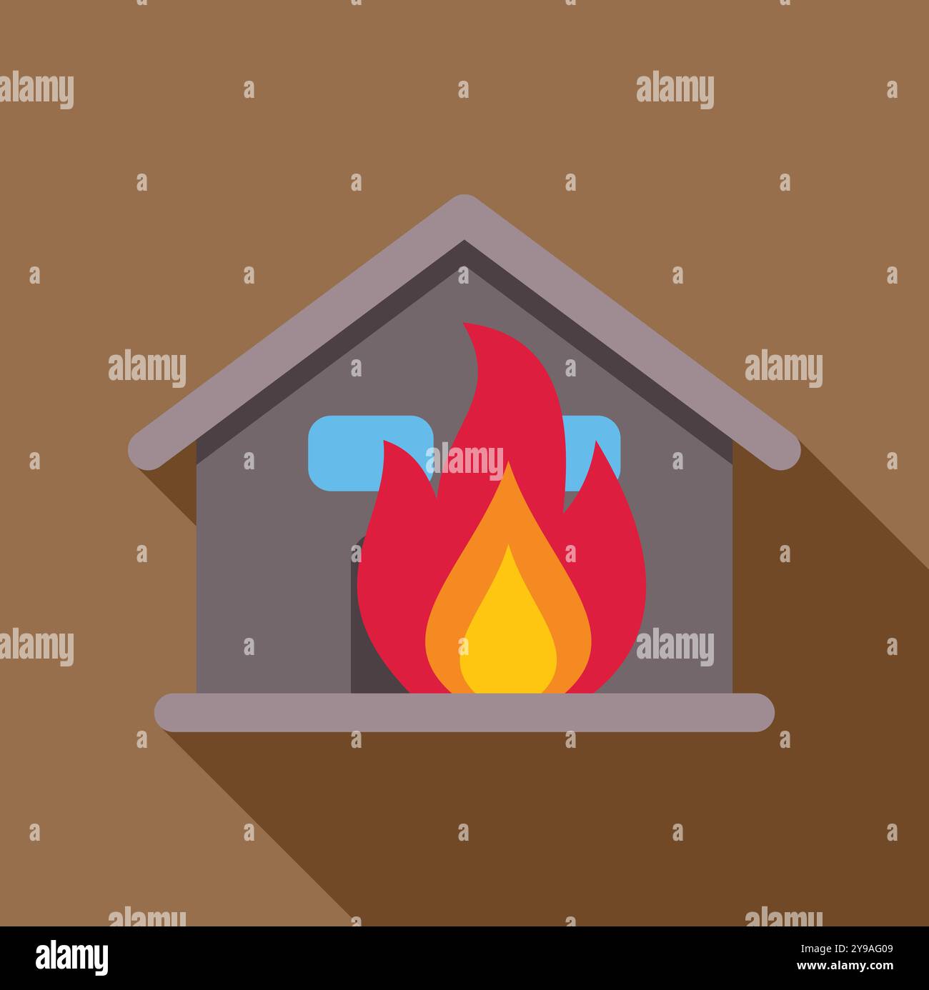 Burnt through Stock Vector Images - Alamy