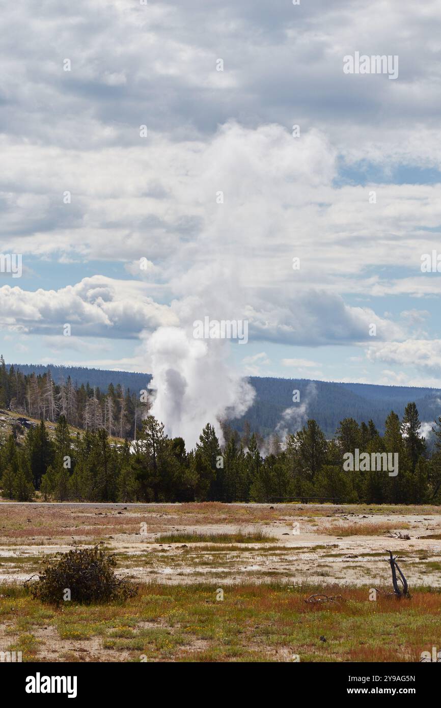 The Upper Geyser Basin is home to 150 geysers in a single square mile ...