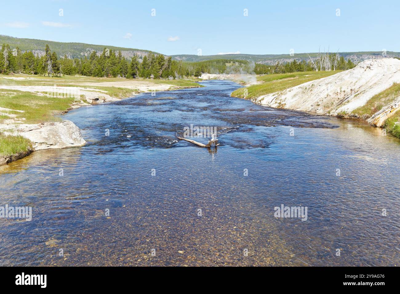 The Upper Geyser Basin is home to 150 geysers in a single square mile ...