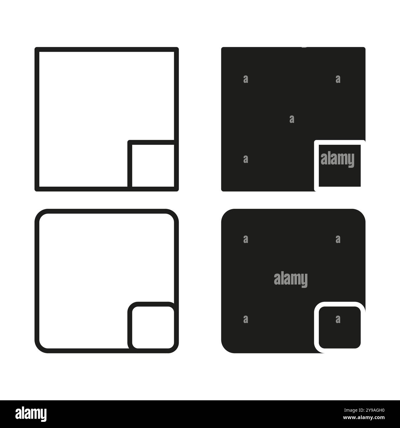 Black nested Cut Out Stock Images & Pictures - Alamy