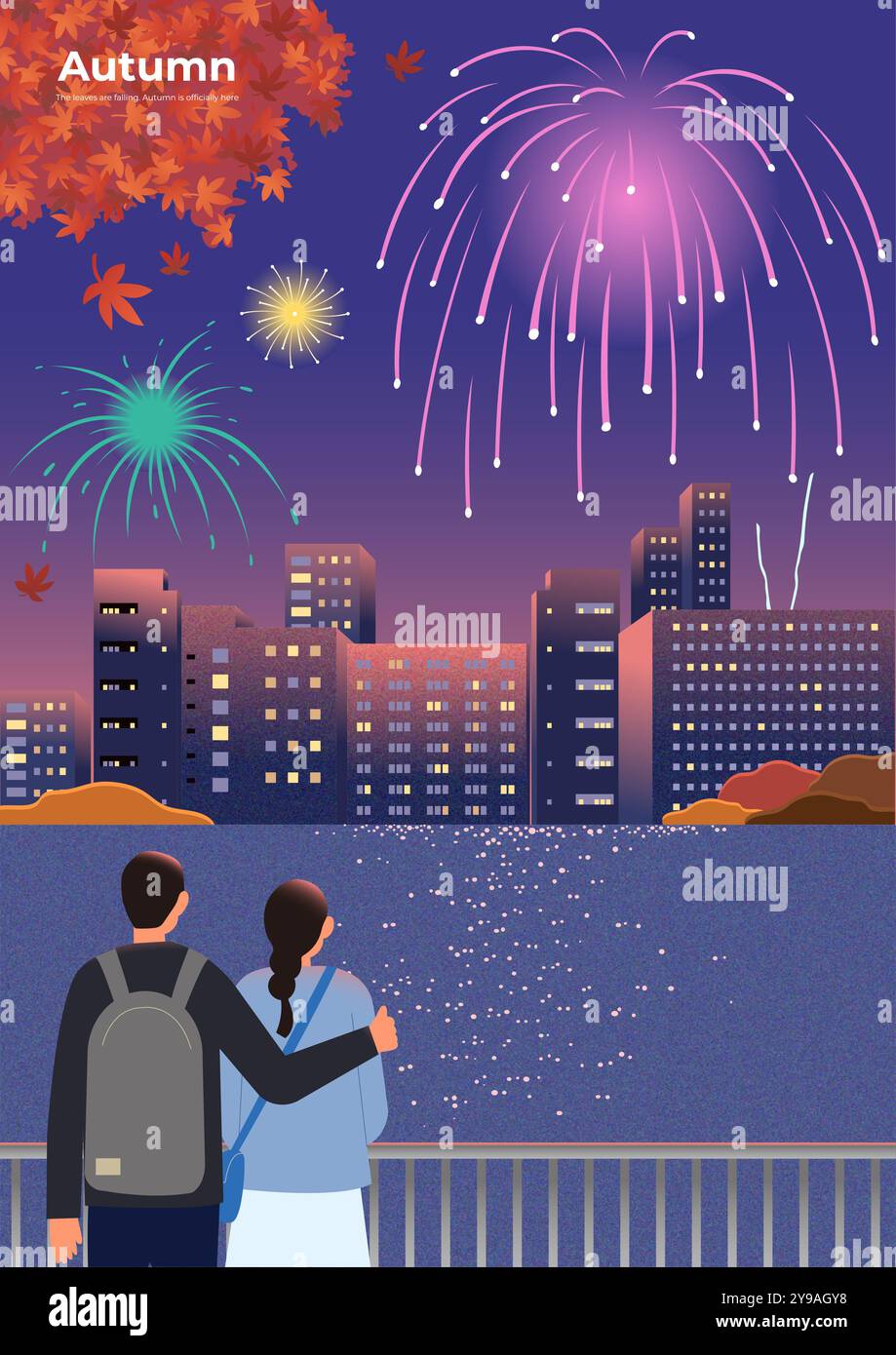 fall fireworks festival Stock Photo - Alamy