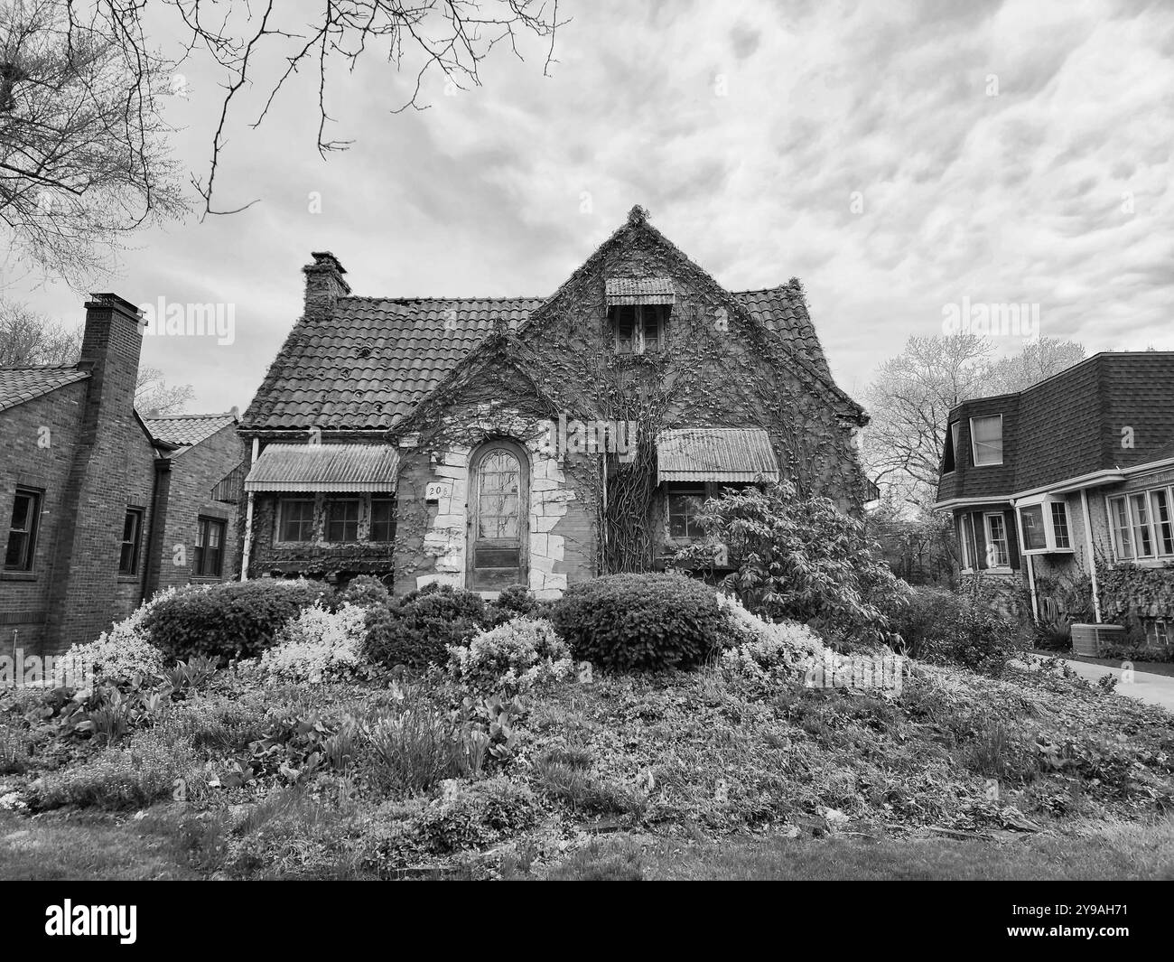 suburban house architecture. modern cottage house. architecture concept ...