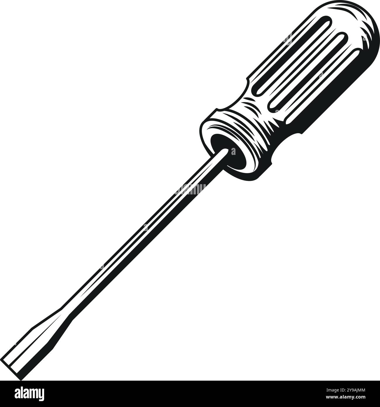 screwdriver mechanic tool sketch style Stock Vector Image & Art - Alamy
