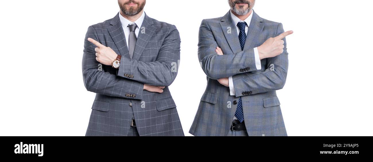 business colleague isolated on white. two businessman collaborate ...