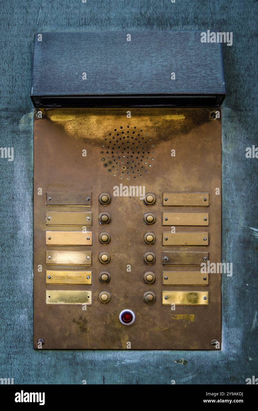Retro vintage apartment intercom door hi-res stock photography and ...