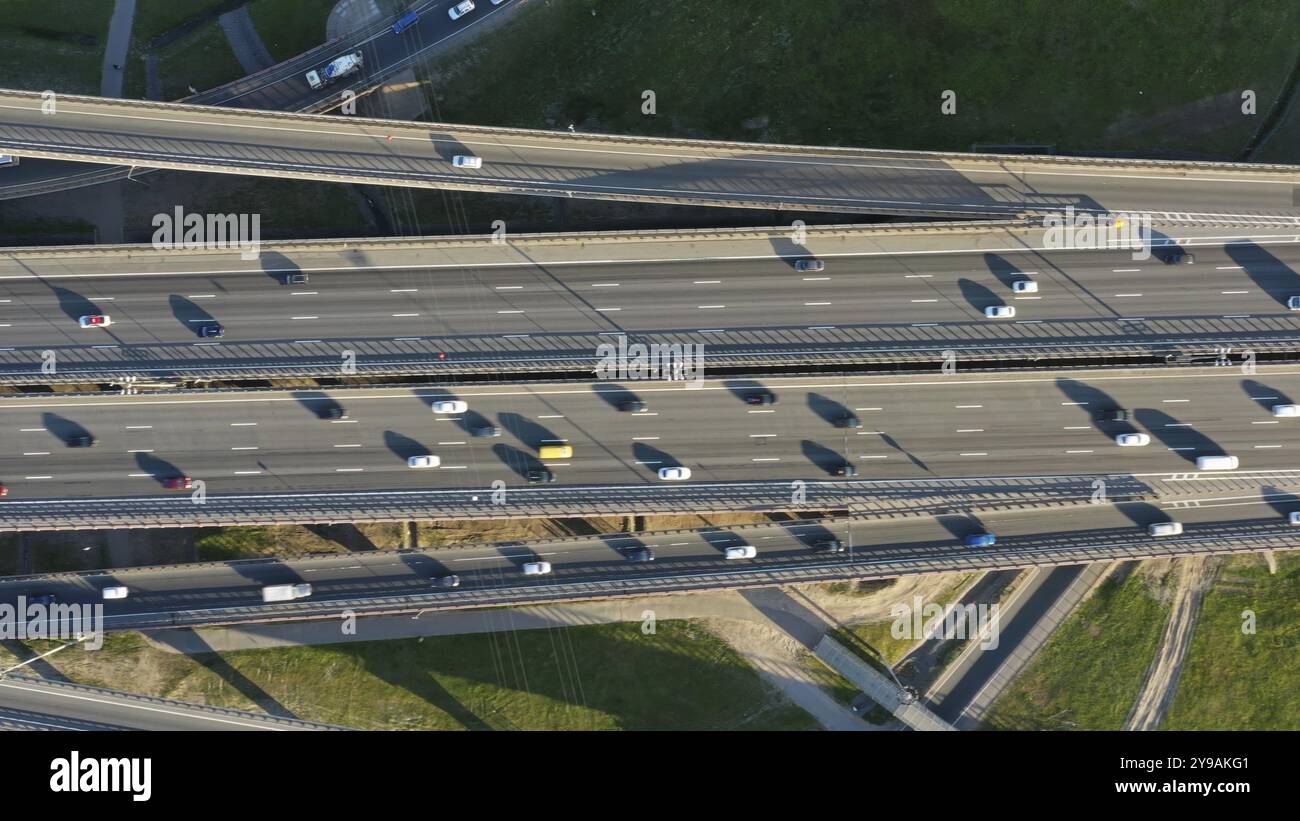 Top down shot road cars hi-res stock photography and images - Alamy