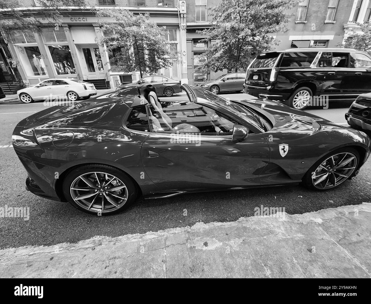 New York City, USA - June 03, 2023: Ferrari 812 GTS Superfast ...