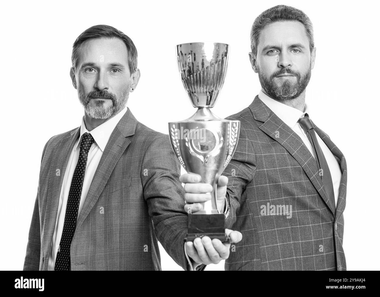 champion. businessman rewarded for success. business success and reward ...