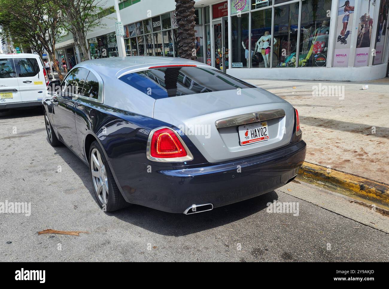 Miami Beach, Florida USA - June 8, 2024: 2014 Rolls-Royce Wraith luxury ...