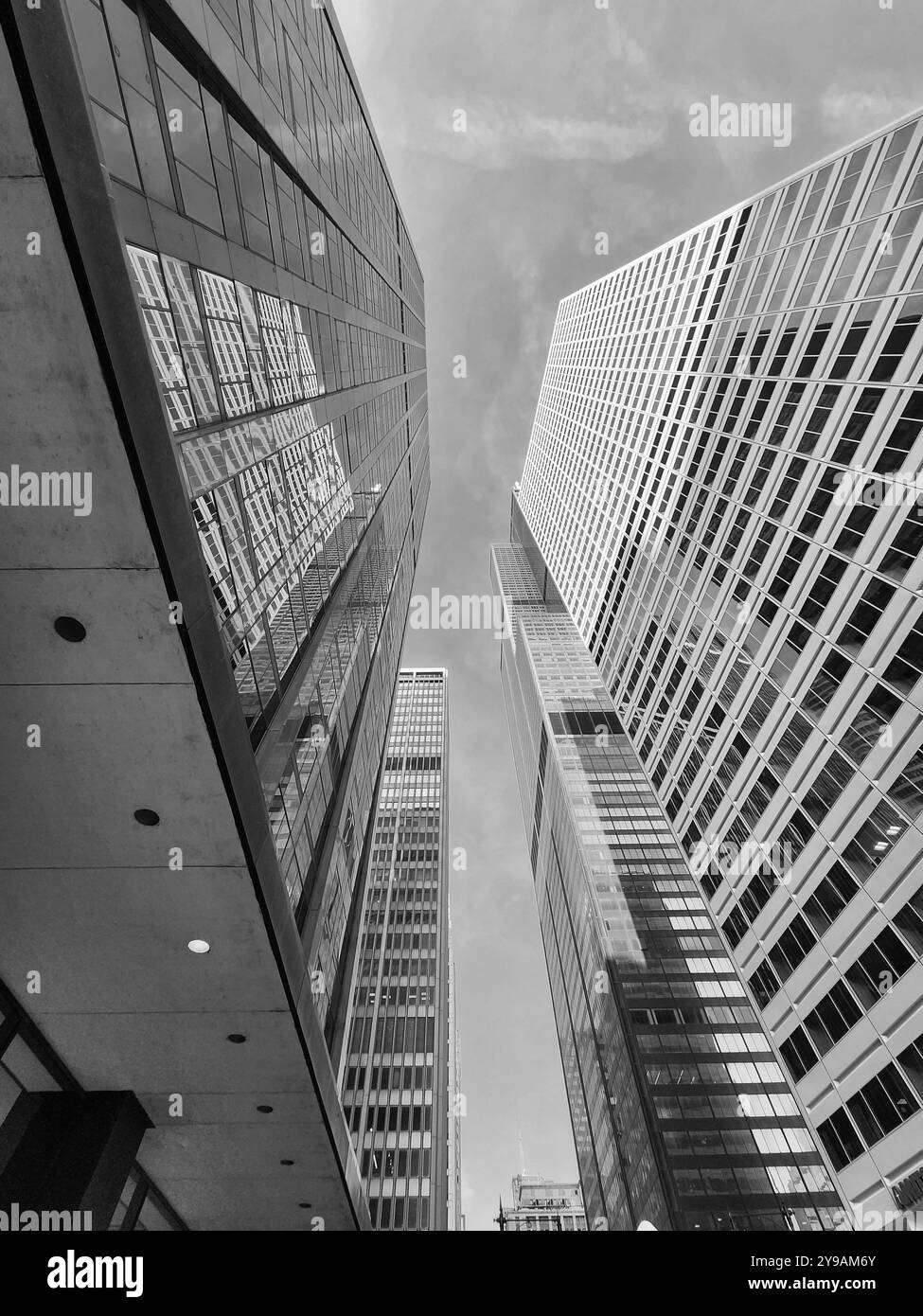 skyscraper building architecture. skyscraper with glassy facade. modern ...