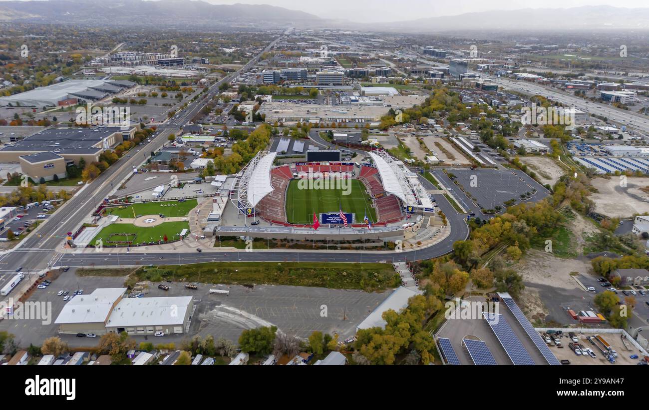 America first field aerial hi-res stock photography and images - Alamy