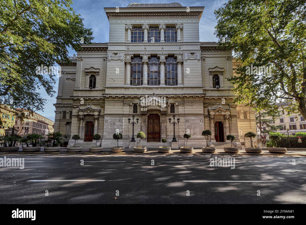 The Great Synagogue of Rome is the largest synagogue in Rome Stock ...