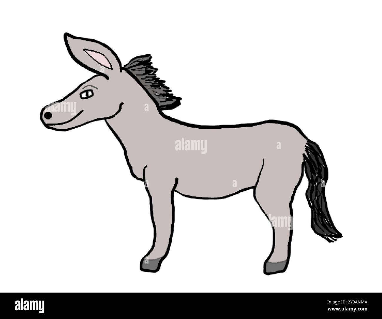 Pack donkey Stock Vector Images - Alamy
