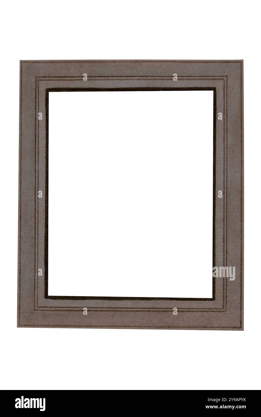 Gray paper frame paper photo cardboard vintage old antique overlay ...