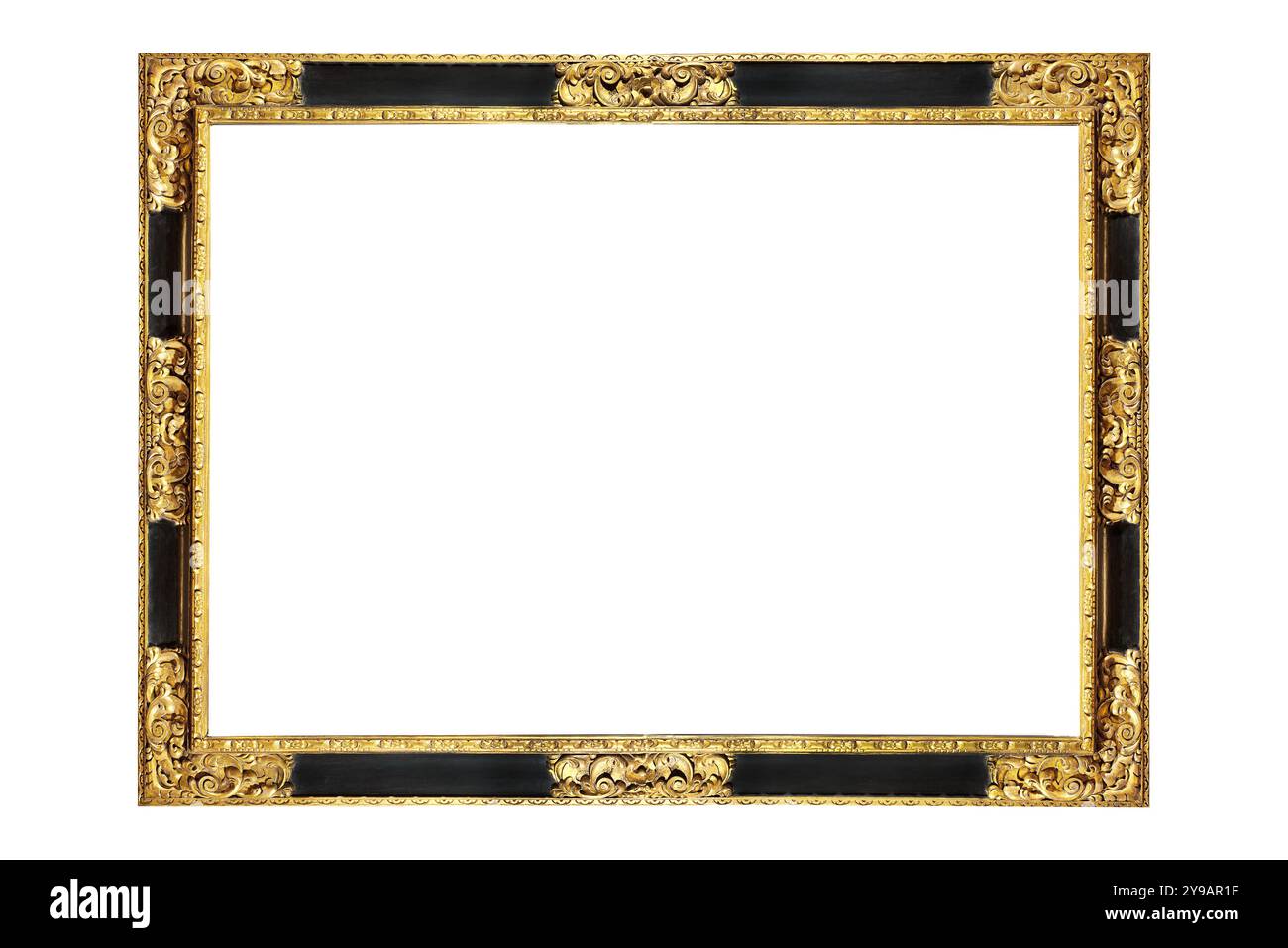 Black gold frame luxury elegant decorative template overlay classic ...
