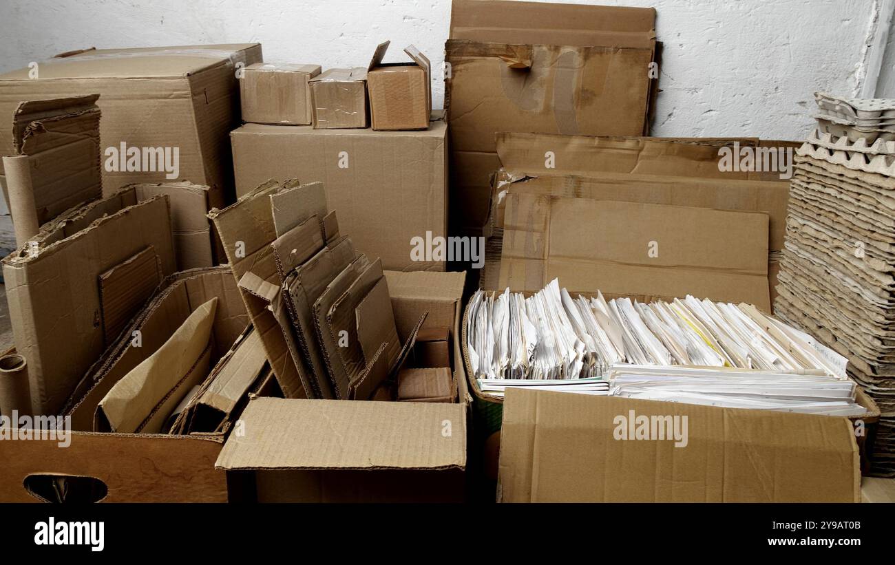 Paper Recycling. Collecting and sorting discarded paper and paperboard ...