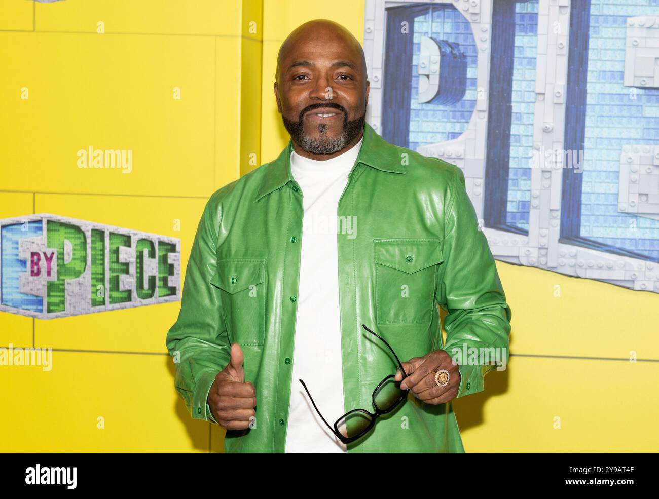 Teddy Riley attends the premiere of "Piece by Piece" at Jazz at Lincoln ...