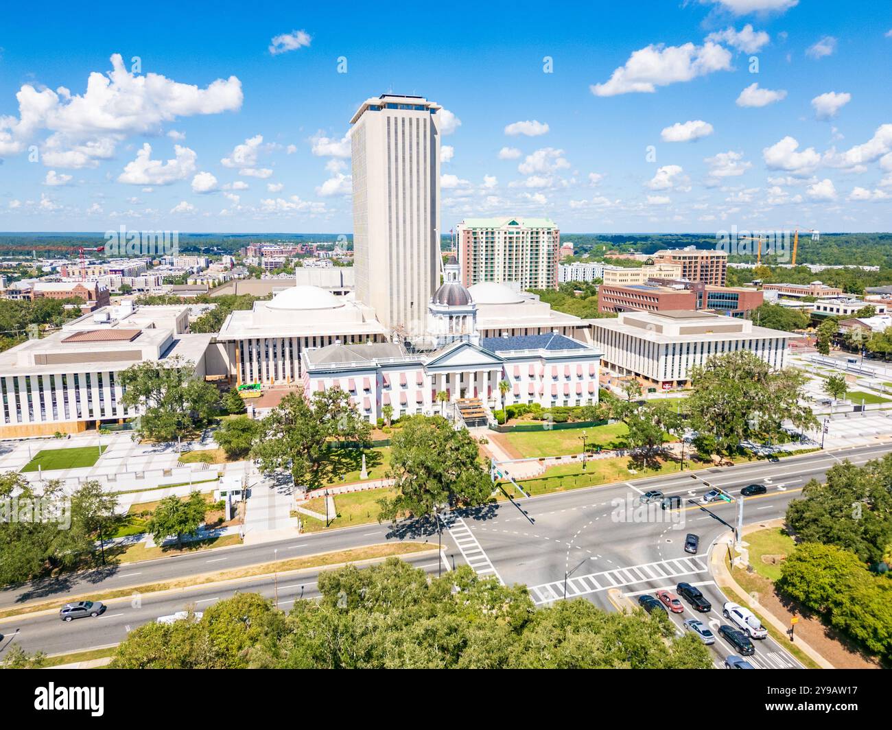 Tallahassee, FL - September 2, 2024: The Florida State Capitol Building ...