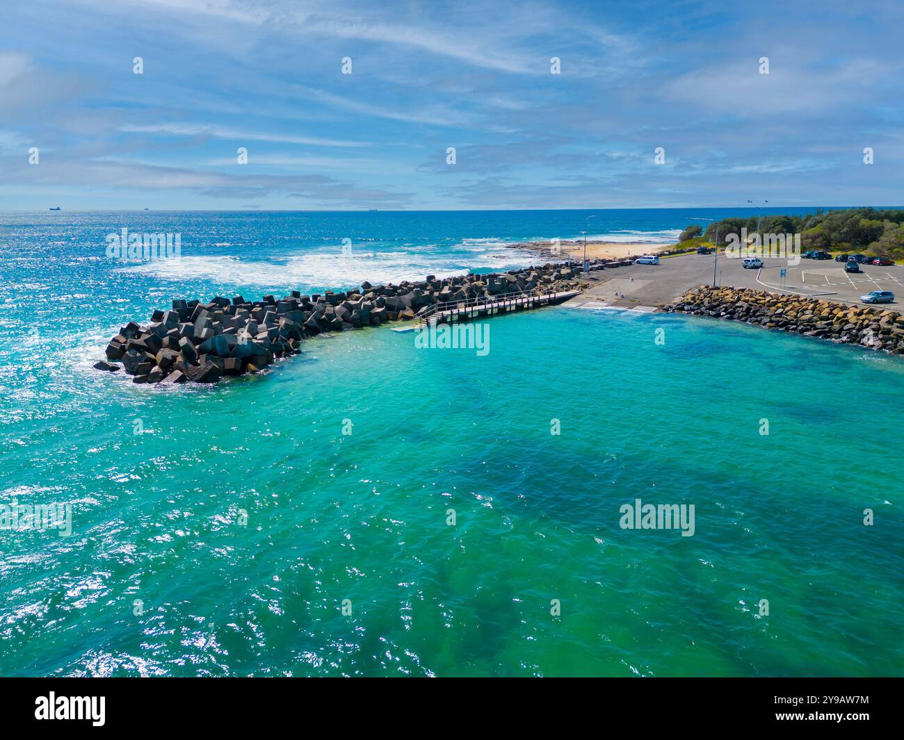 Bellambi Boat Ramp Stock Photo - Alamy