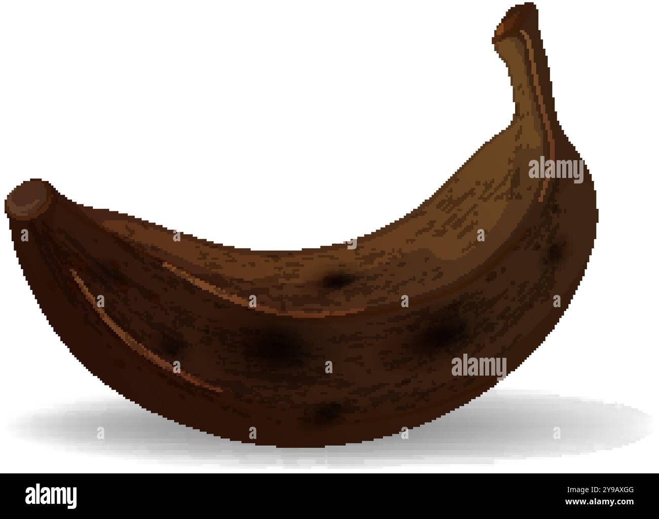 Vector image of a ripe plantain Stock Vector Image & Art - Alamy