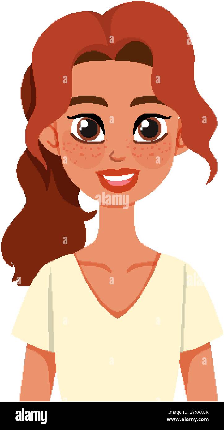 Freckled vector vectors hi-res stock photography and images - Alamy
