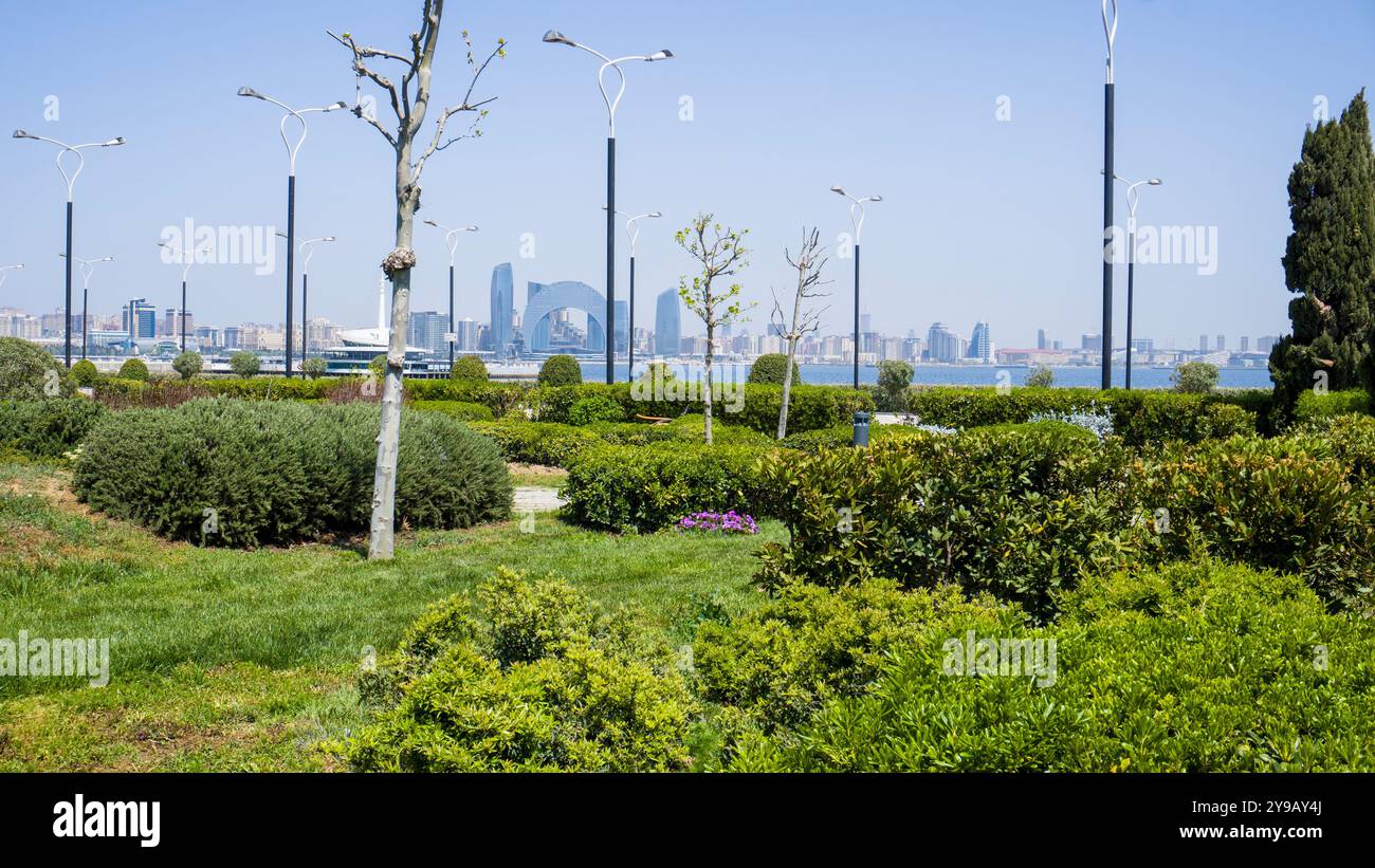 Welcome, Spring! Baku, Azerbaijan Stock Photo - Alamy
