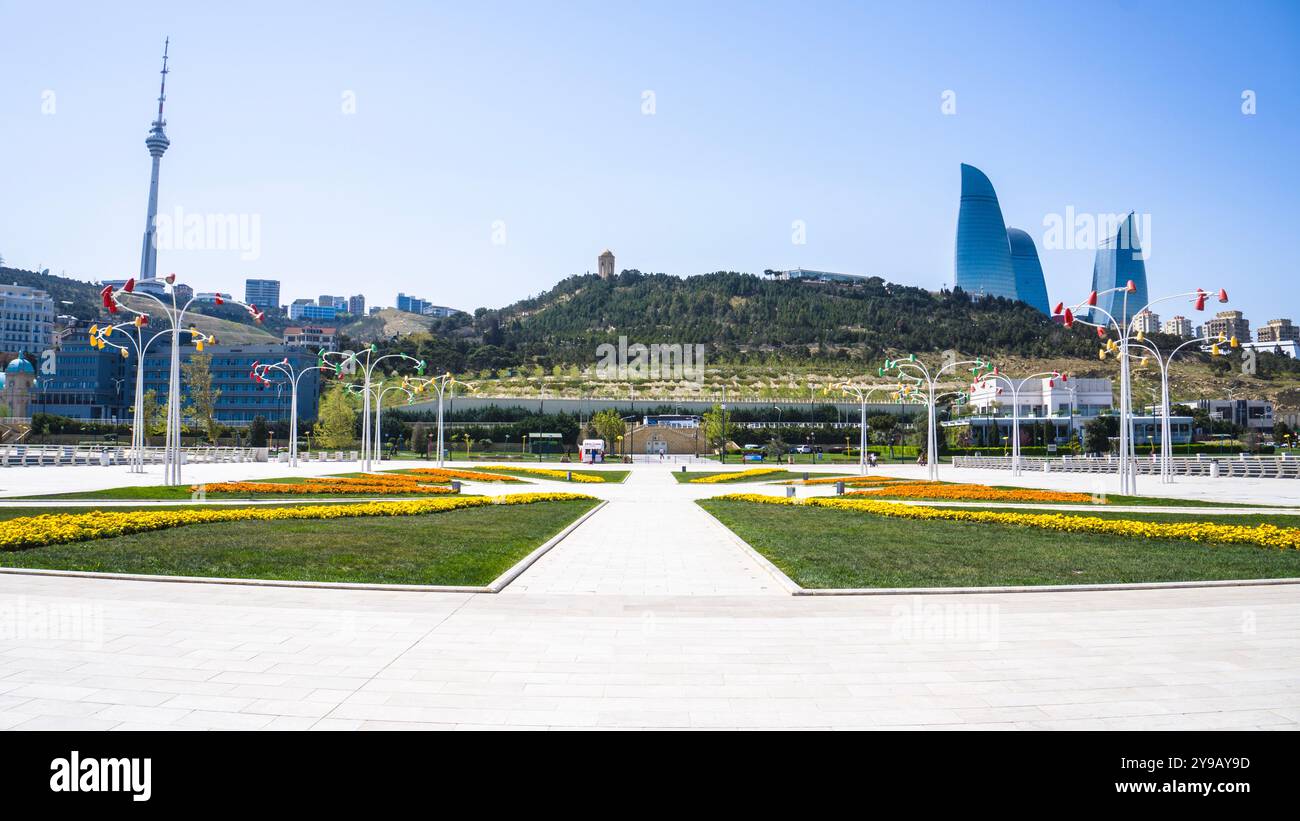 Welcome, Spring! Baku, Azerbaijan Stock Photo - Alamy