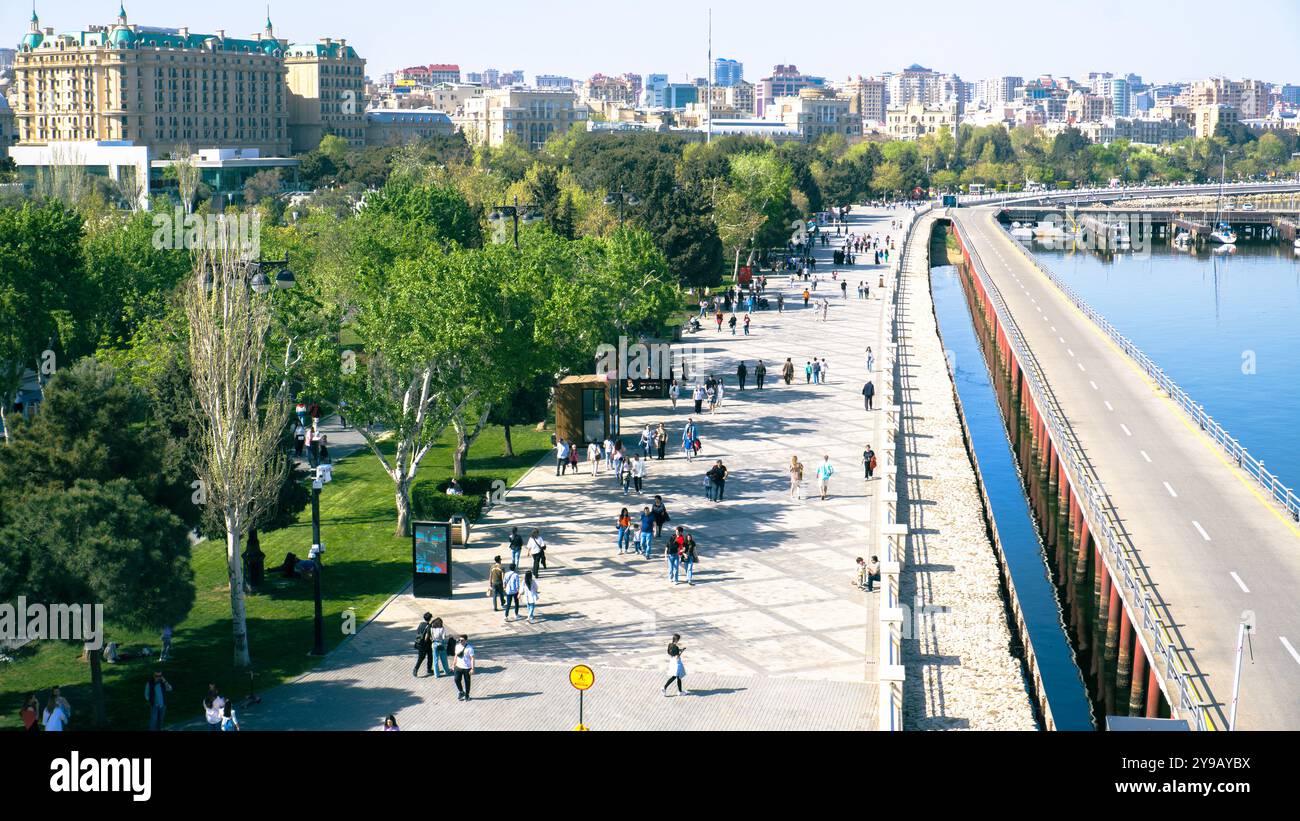 Welcome, Spring! Baku, Azerbaijan Stock Photo - Alamy