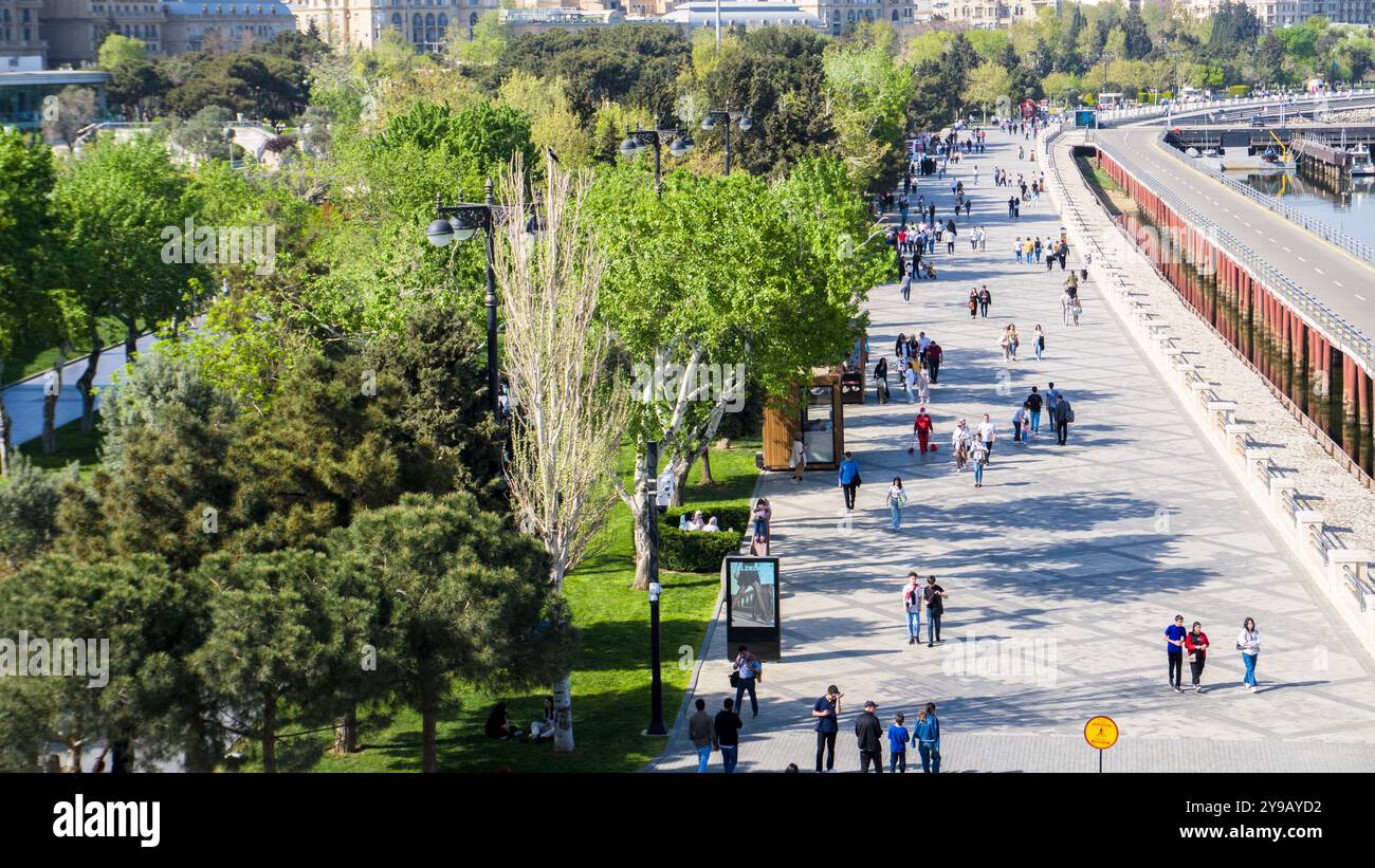 Welcome, Spring! Baku, Azerbaijan Stock Photo - Alamy
