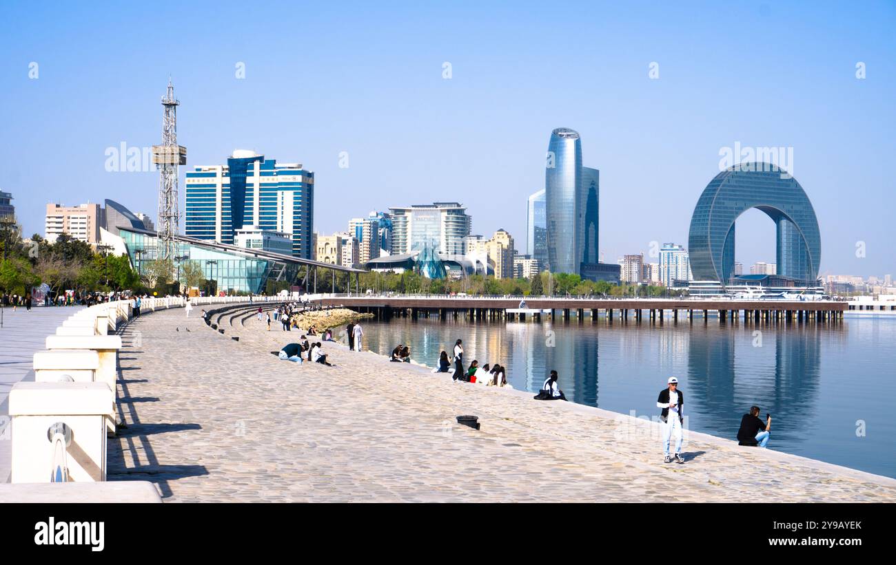 Welcome, Spring! Baku, Azerbaijan Stock Photo - Alamy