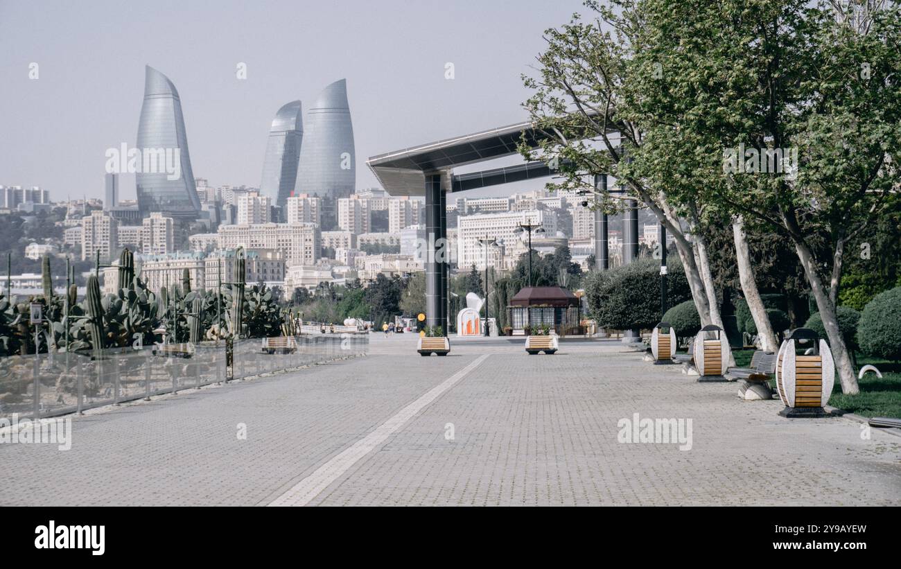 Welcome, Spring! Baku, Azerbaijan Stock Photo - Alamy