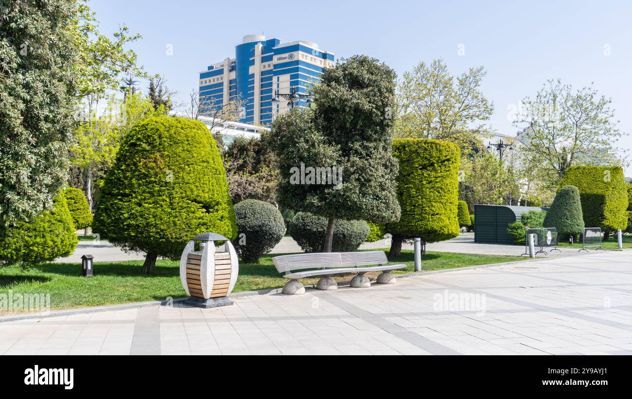 Welcome, Spring! Baku, Azerbaijan Stock Photo - Alamy