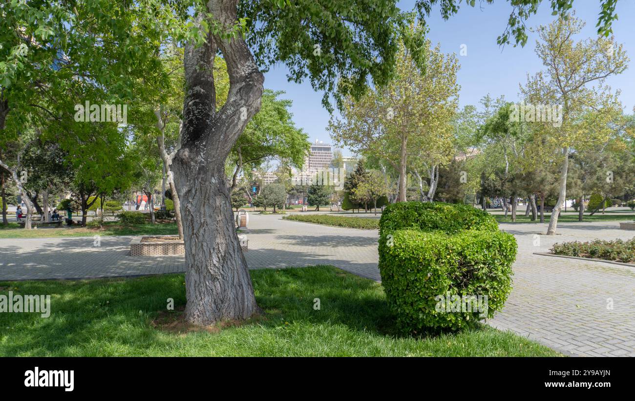 Welcome, Spring! Baku, Azerbaijan Stock Photo - Alamy