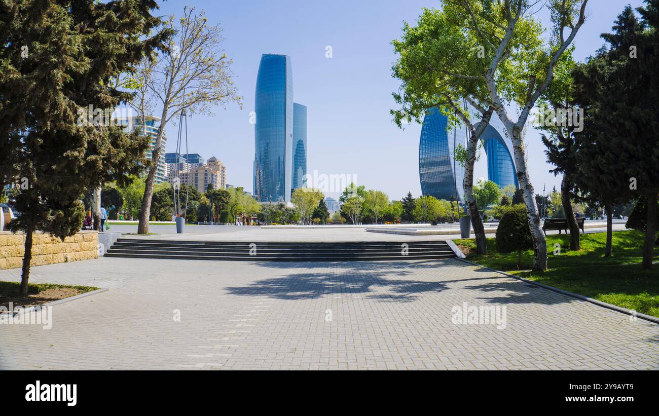 Welcome, Spring! Baku, Azerbaijan Stock Photo - Alamy
