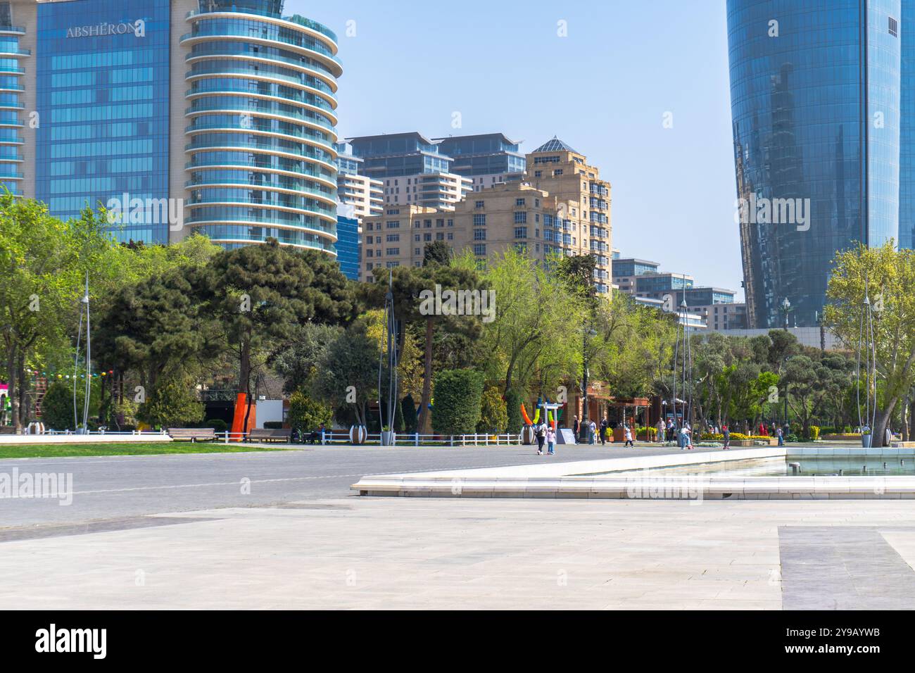 Welcome, Spring! Baku, Azerbaijan Stock Photo - Alamy