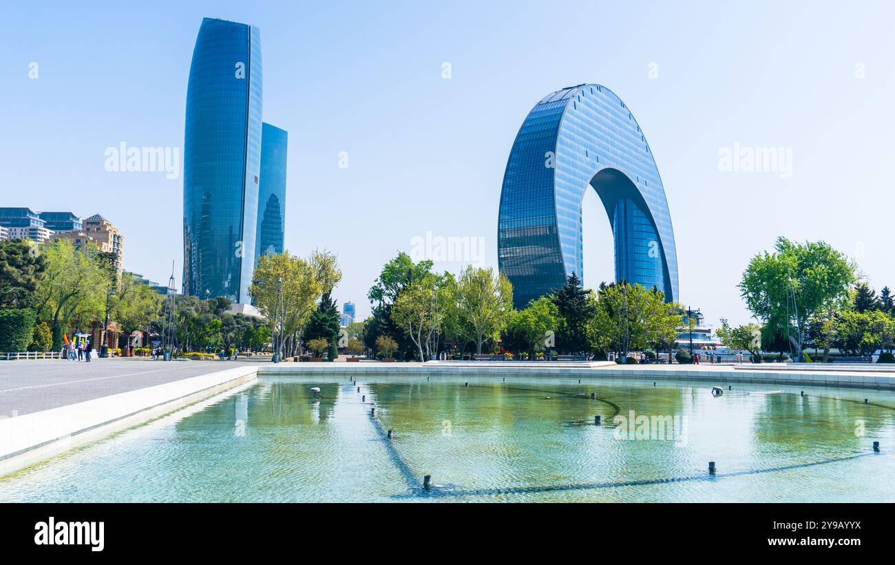 Welcome, Spring! Baku, Azerbaijan Stock Photo - Alamy