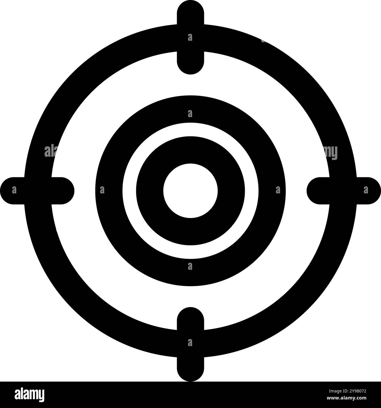 Target tracking icon. Flat style. symbol for your web site design, logo ...