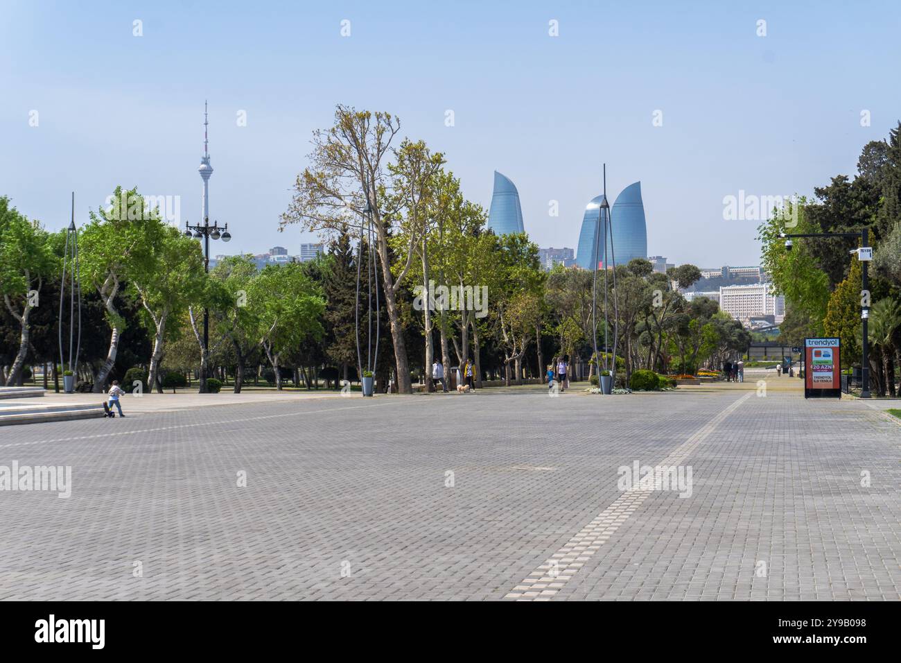 Welcome, Spring! Baku, Azerbaijan Stock Photo - Alamy