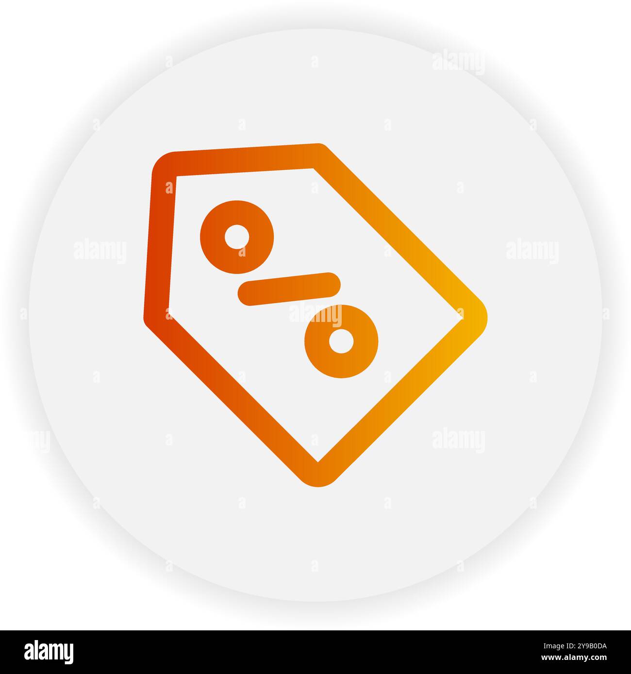 Discount voucher online shop outline icon. with gradient color suitable ...