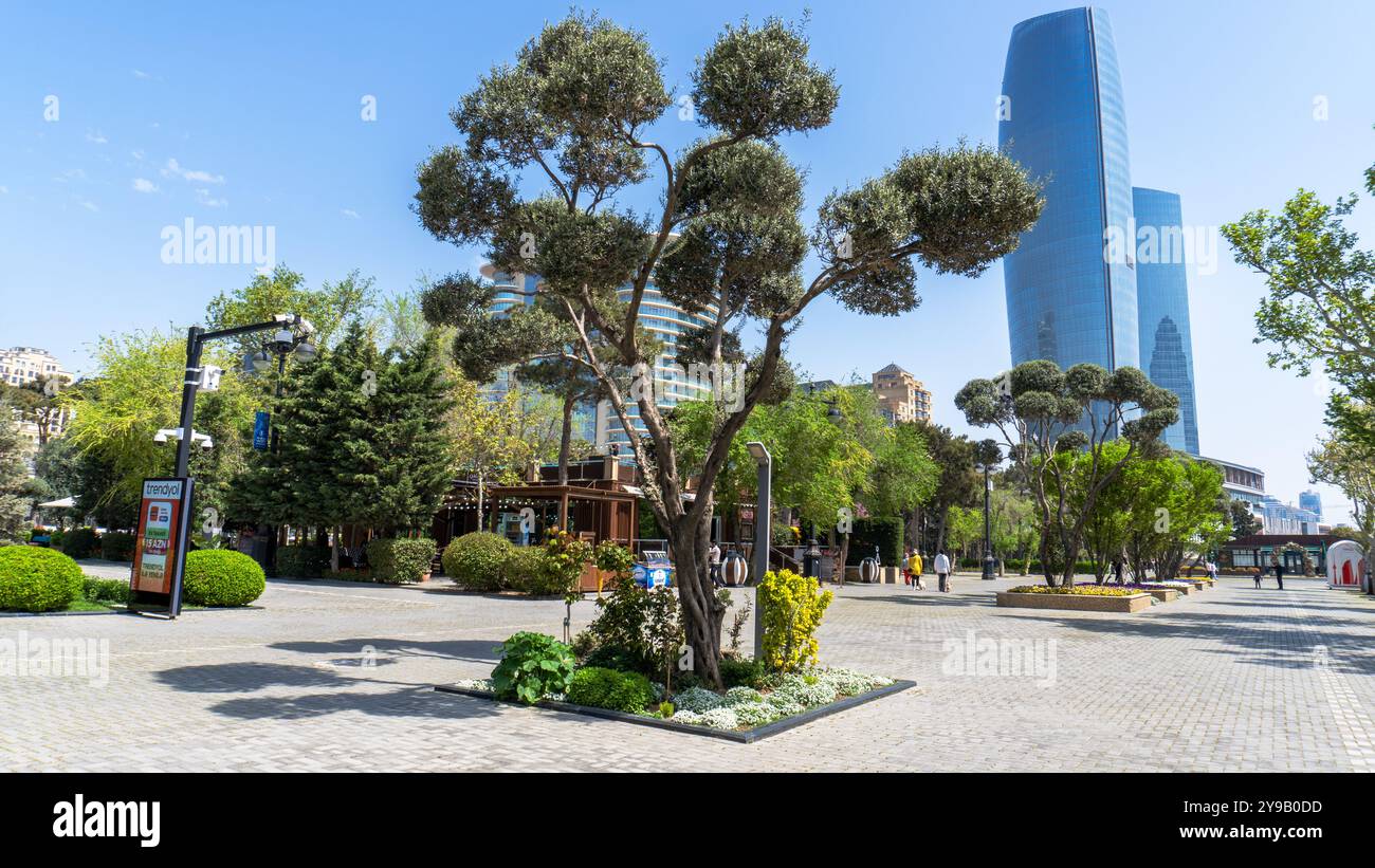 Welcome, Spring! Baku, Azerbaijan Stock Photo - Alamy