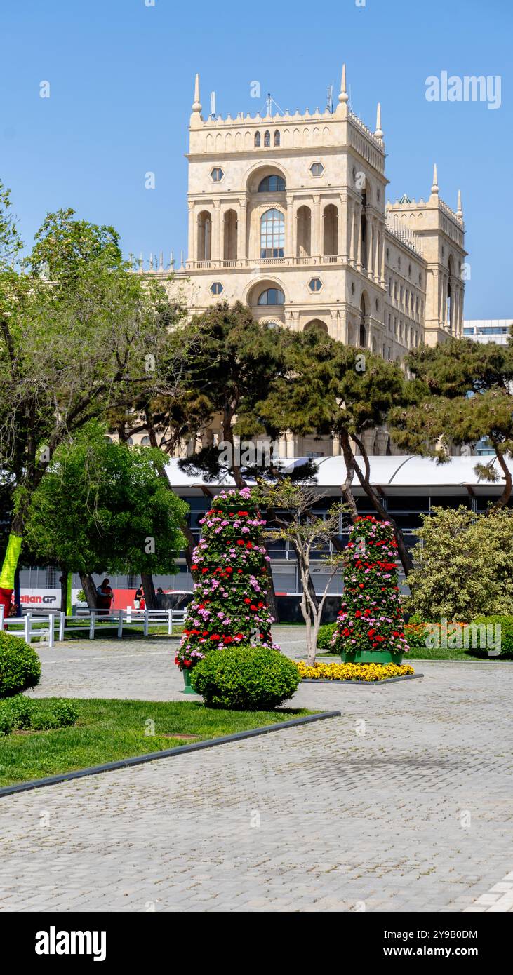 Welcome, Spring! Baku, Azerbaijan Stock Photo - Alamy
