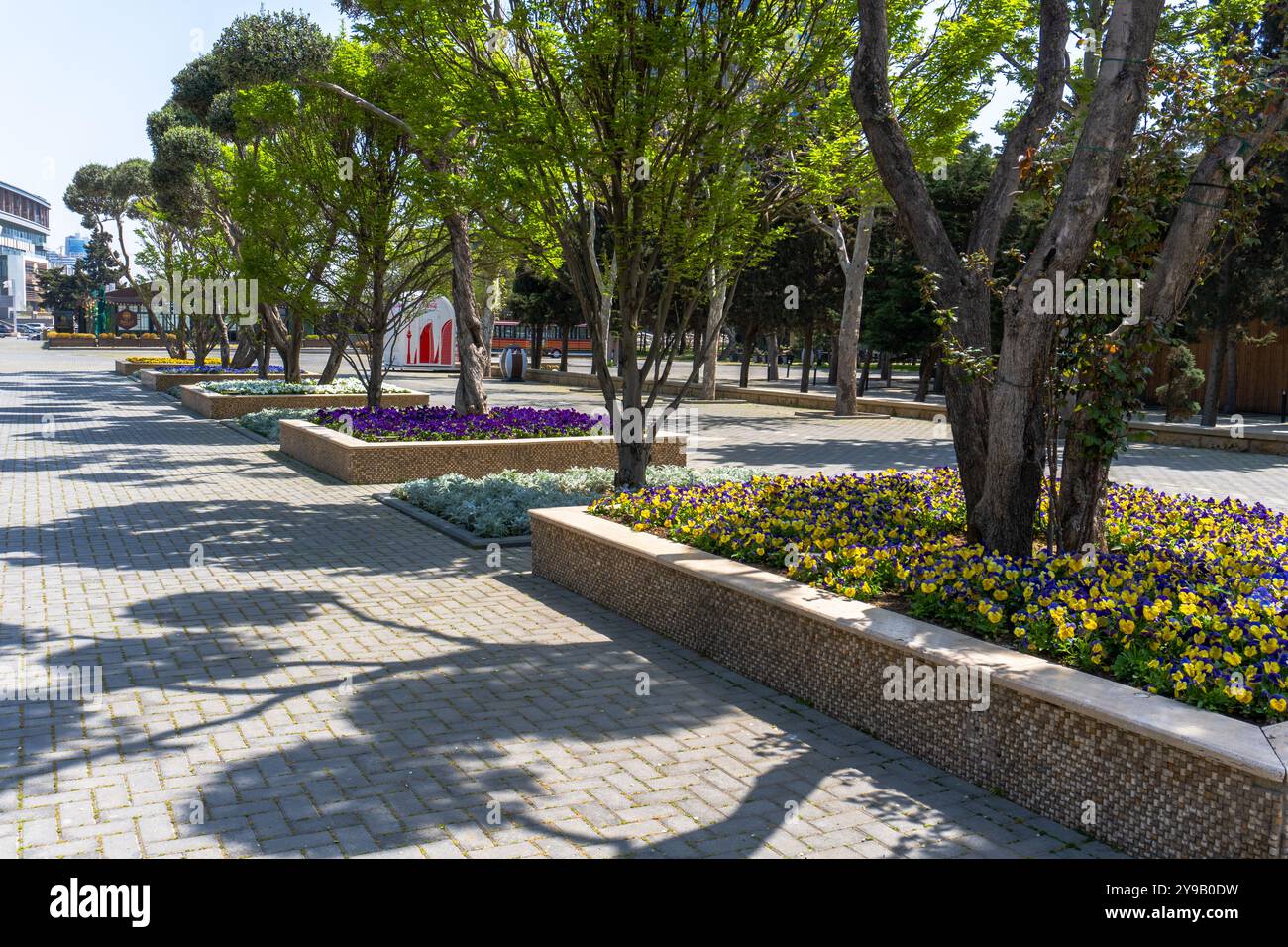 Welcome, Spring! Baku, Azerbaijan Stock Photo - Alamy