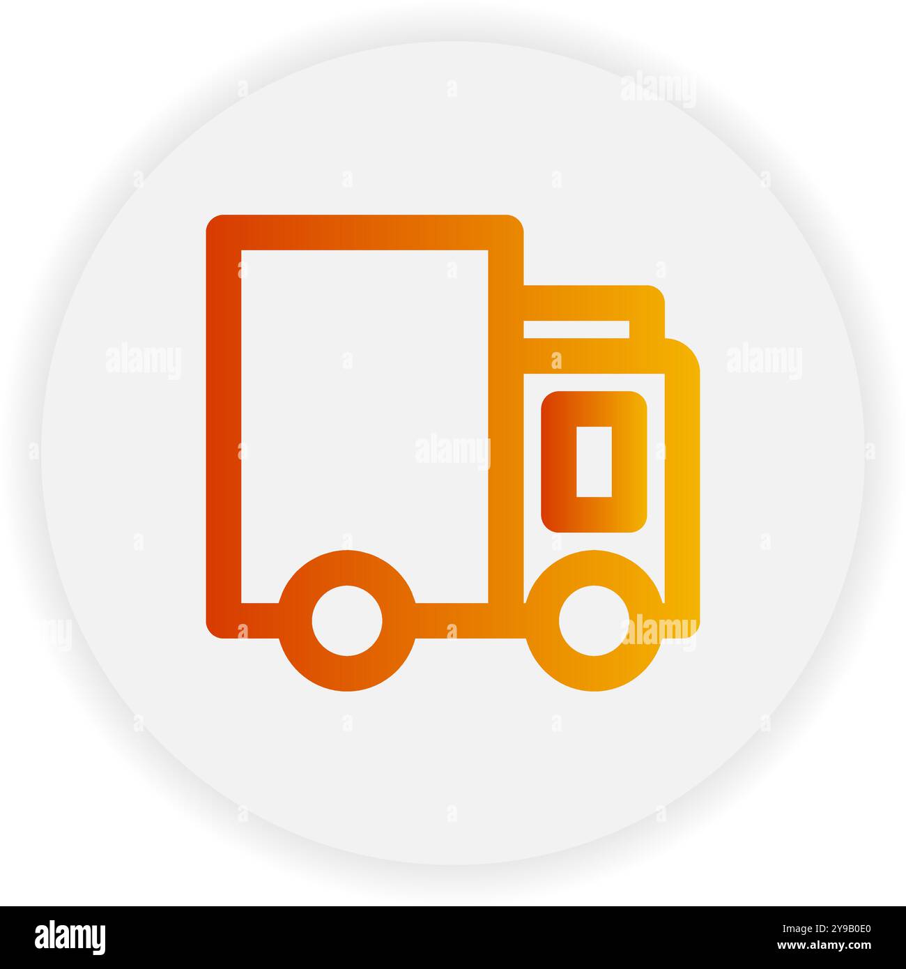 Truck shipping outline icon. with gradient color suitable for ecommerce ...