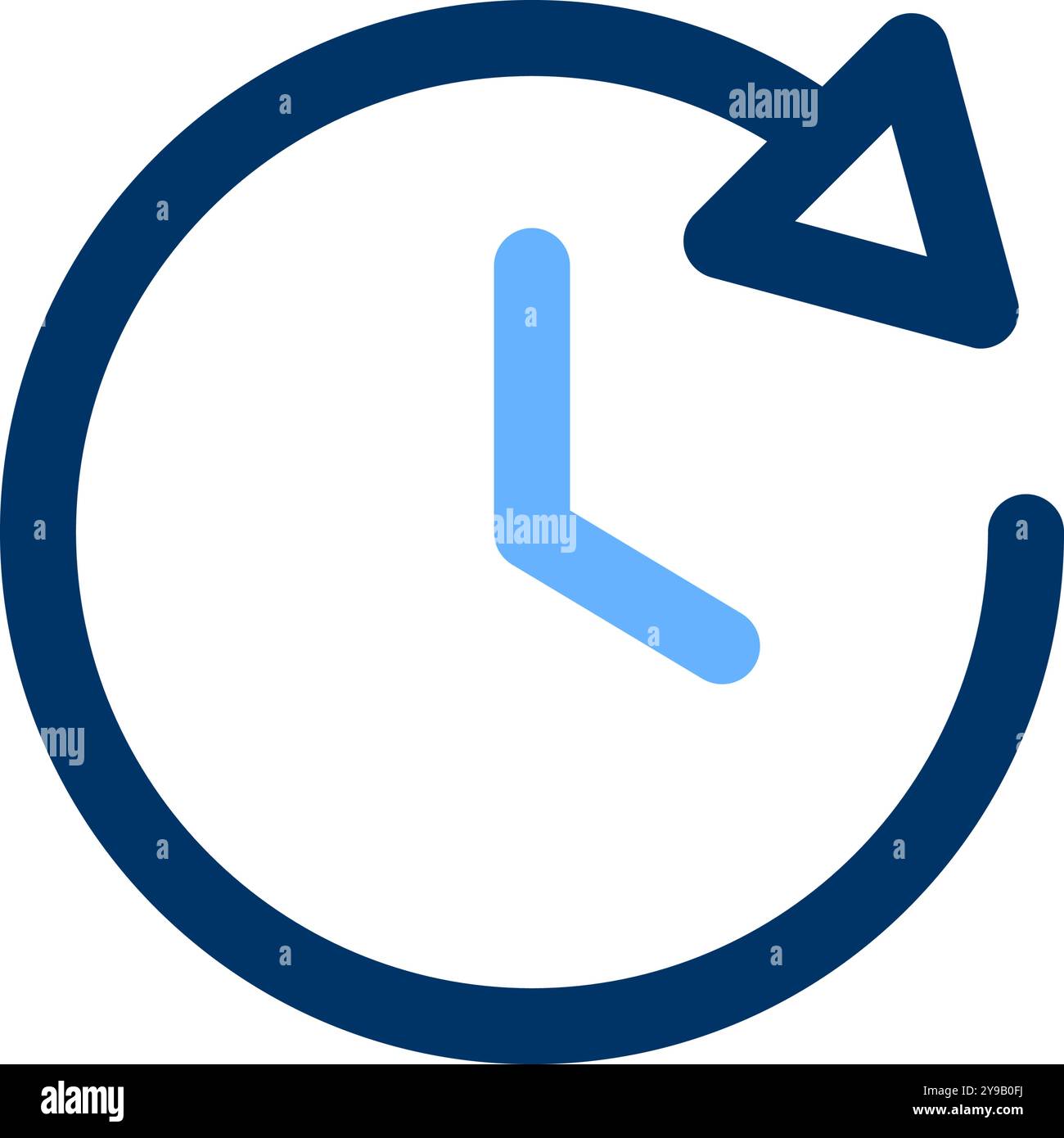 Delivery time icon symbol for business in pictogram color outline ...