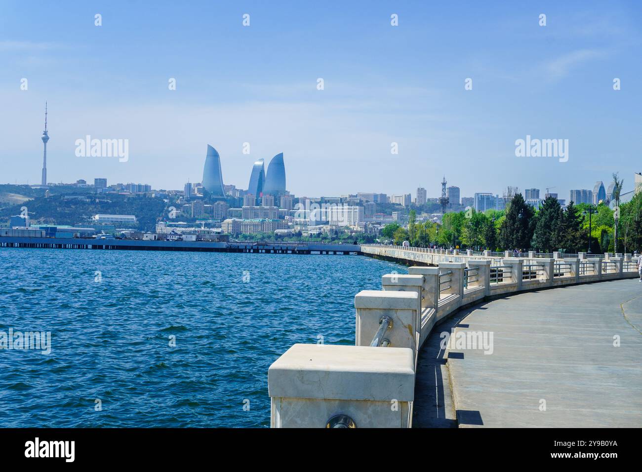 Welcome, Spring! Baku, Azerbaijan Stock Photo - Alamy
