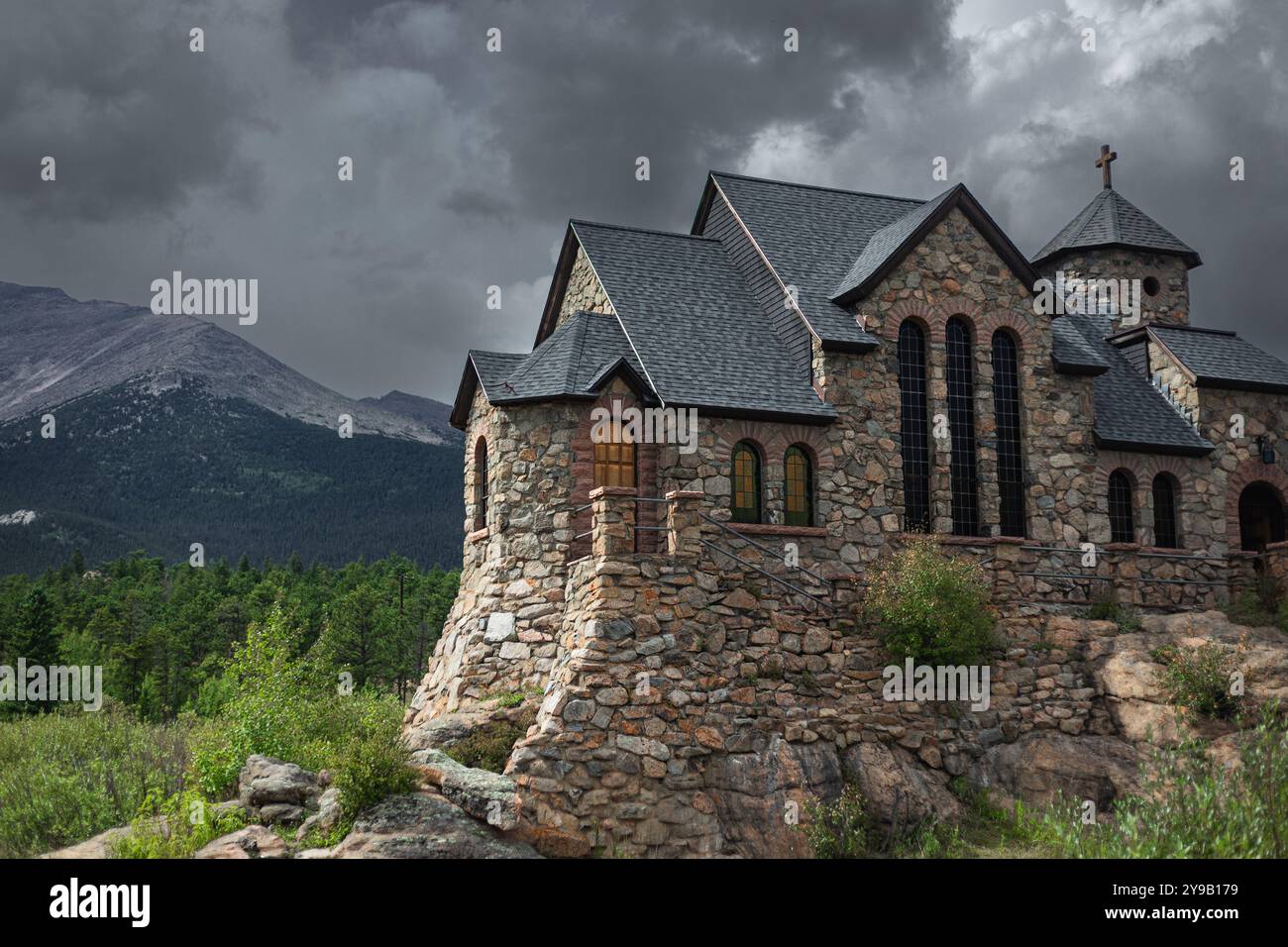 Saint Catherine's Chapel on the Rock Stock Photo - Alamy